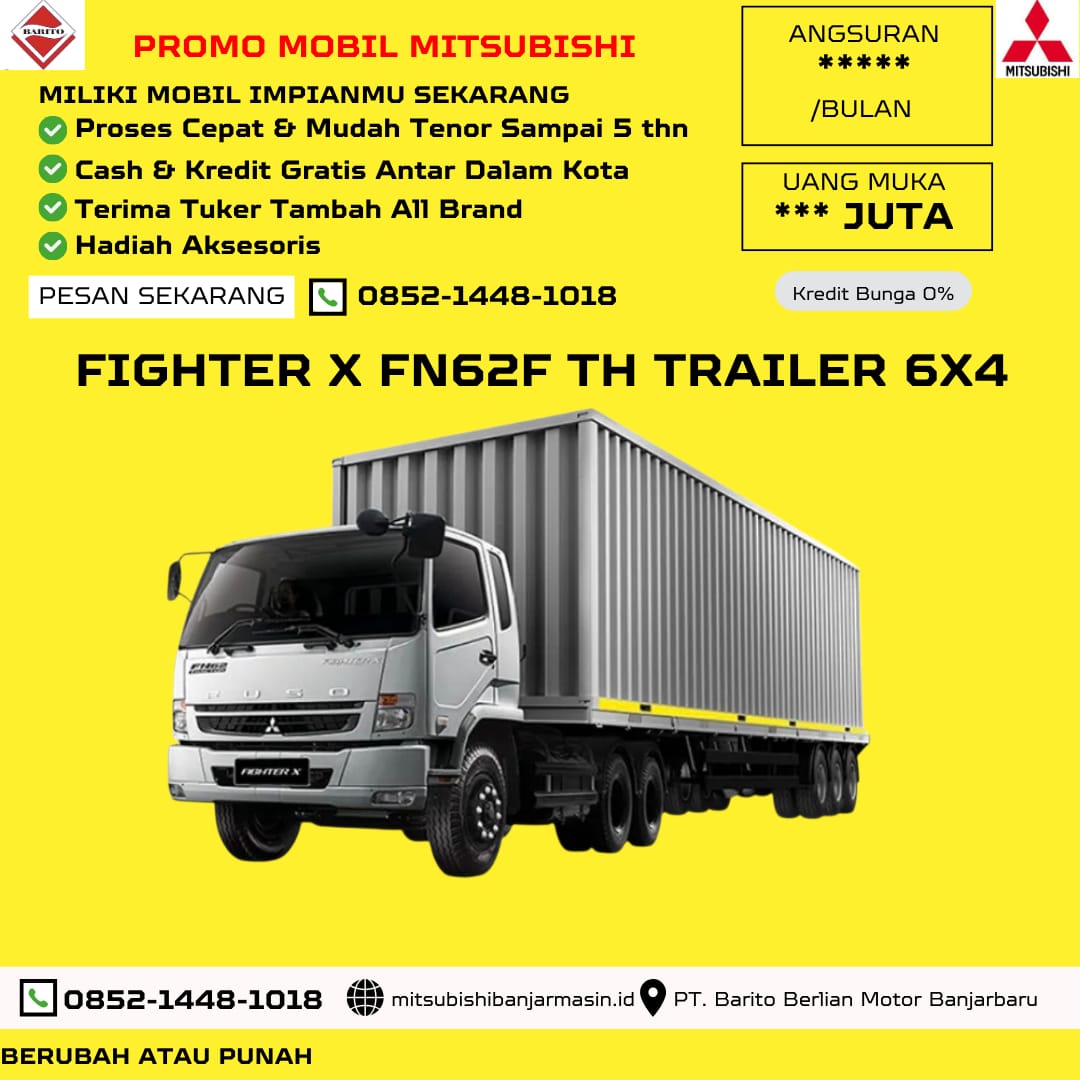 FUSO FIGHTER FN62F TH 6X4 TRAILER TRACTOR HEAD - Dealer Mobil ...
